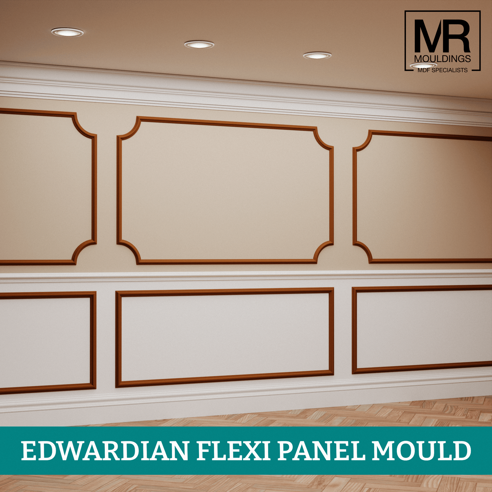 Edwardian Flexible MDF Panel Mould | Elegant Period Detailing