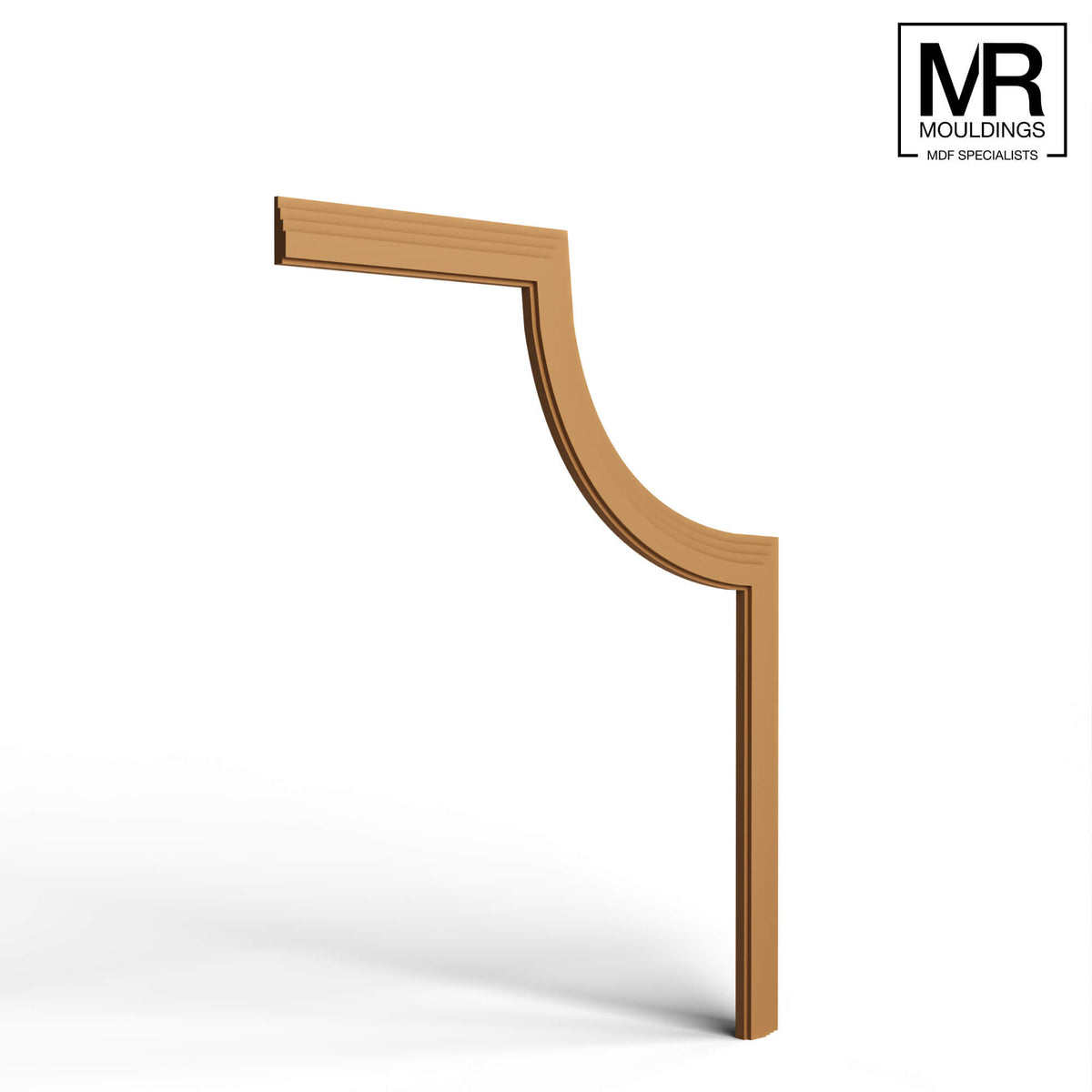 Stepped Flexible MDF Panel Mould – Bendable Decorative Moulding
