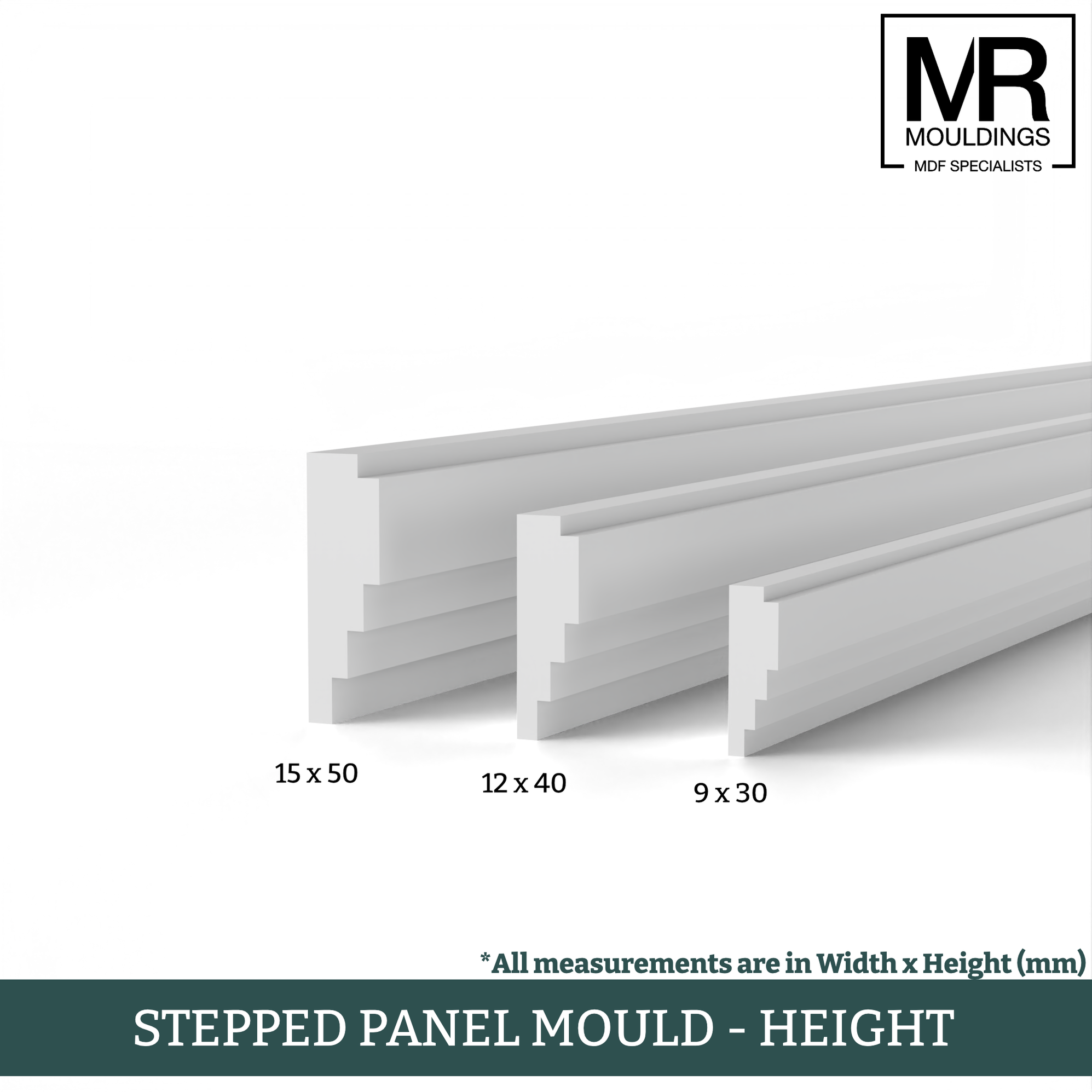 Stepped FR MDF Panel Mould | Euroclass B Fire Rated