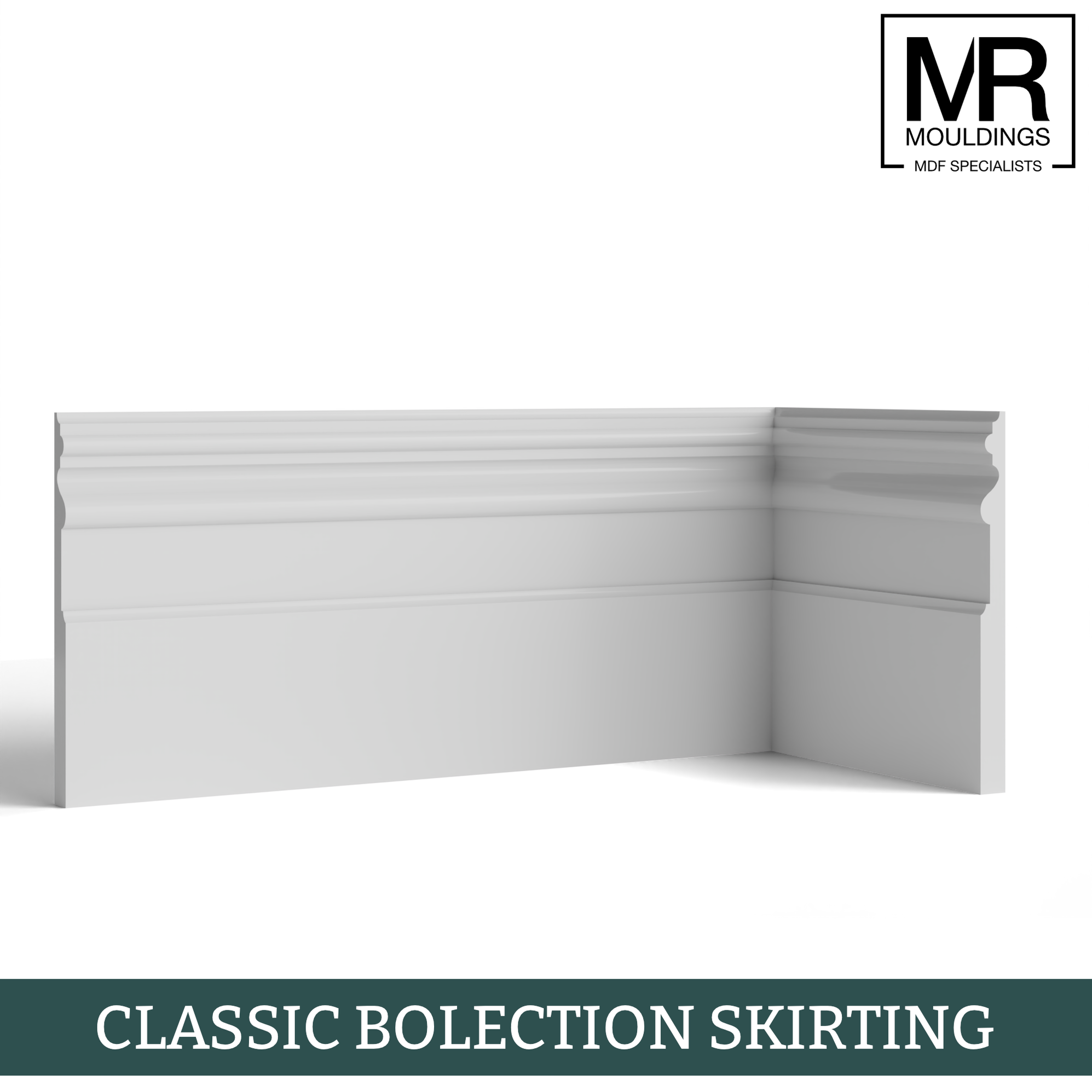 Classic Bolection MDF Skirting Board | Raised Heritage Profile