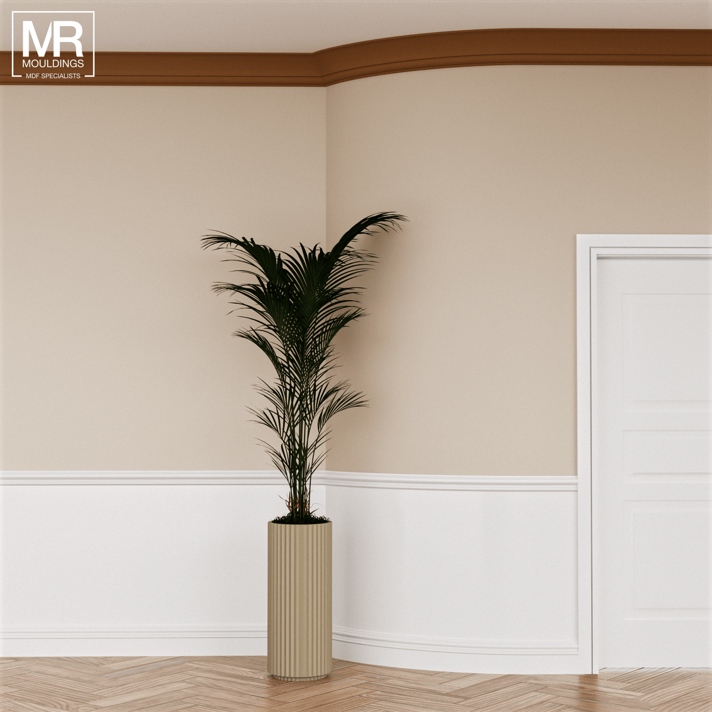 Torus MDF Flexible Cornice Coving | Classic Rounded Profile