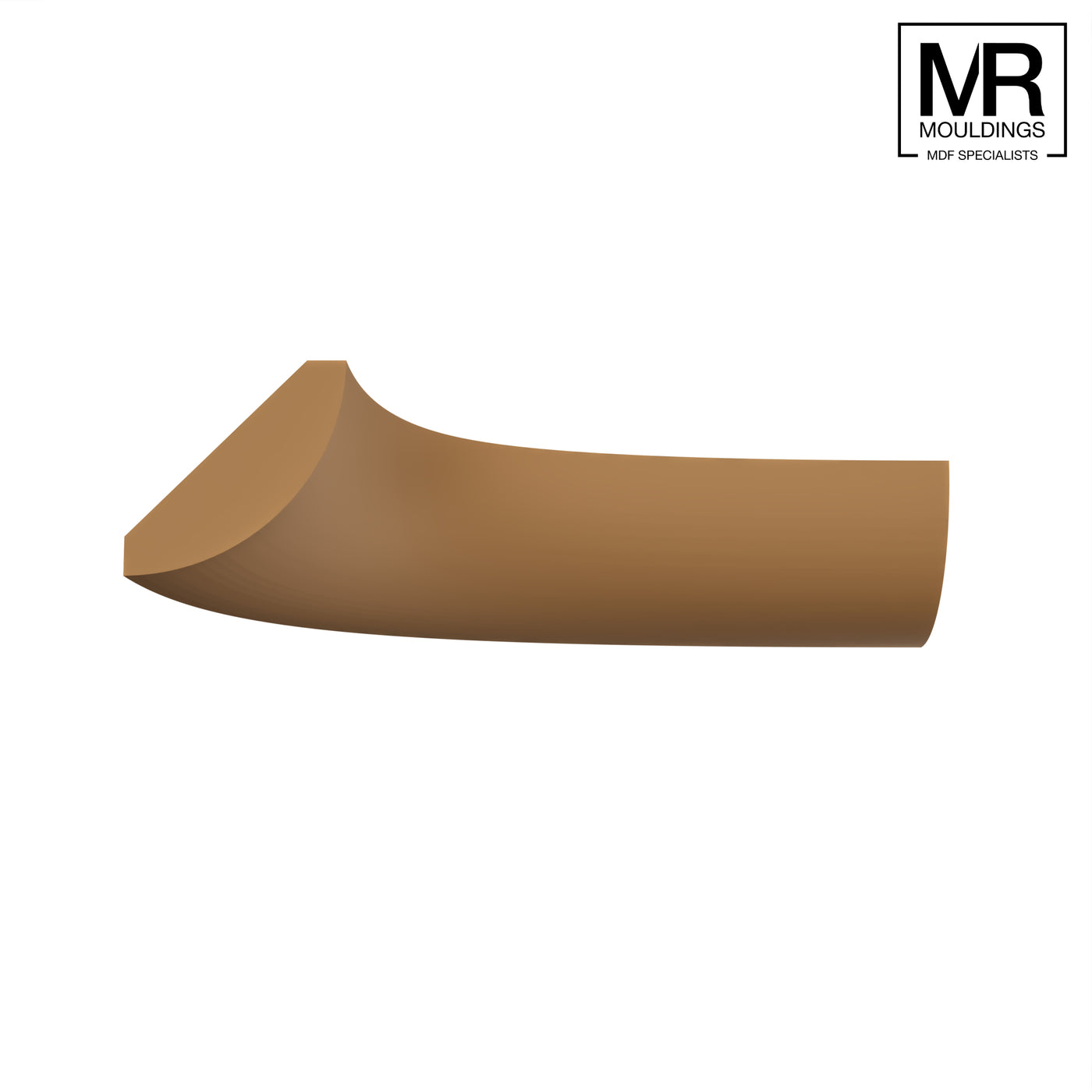 Bullnose MDF Flexible Cornice Coving | Smooth Modern Finish