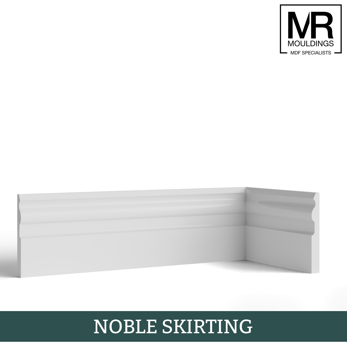 Tall Ogee 3 MDF Skirting Board | Deep Curved Traditional Profile