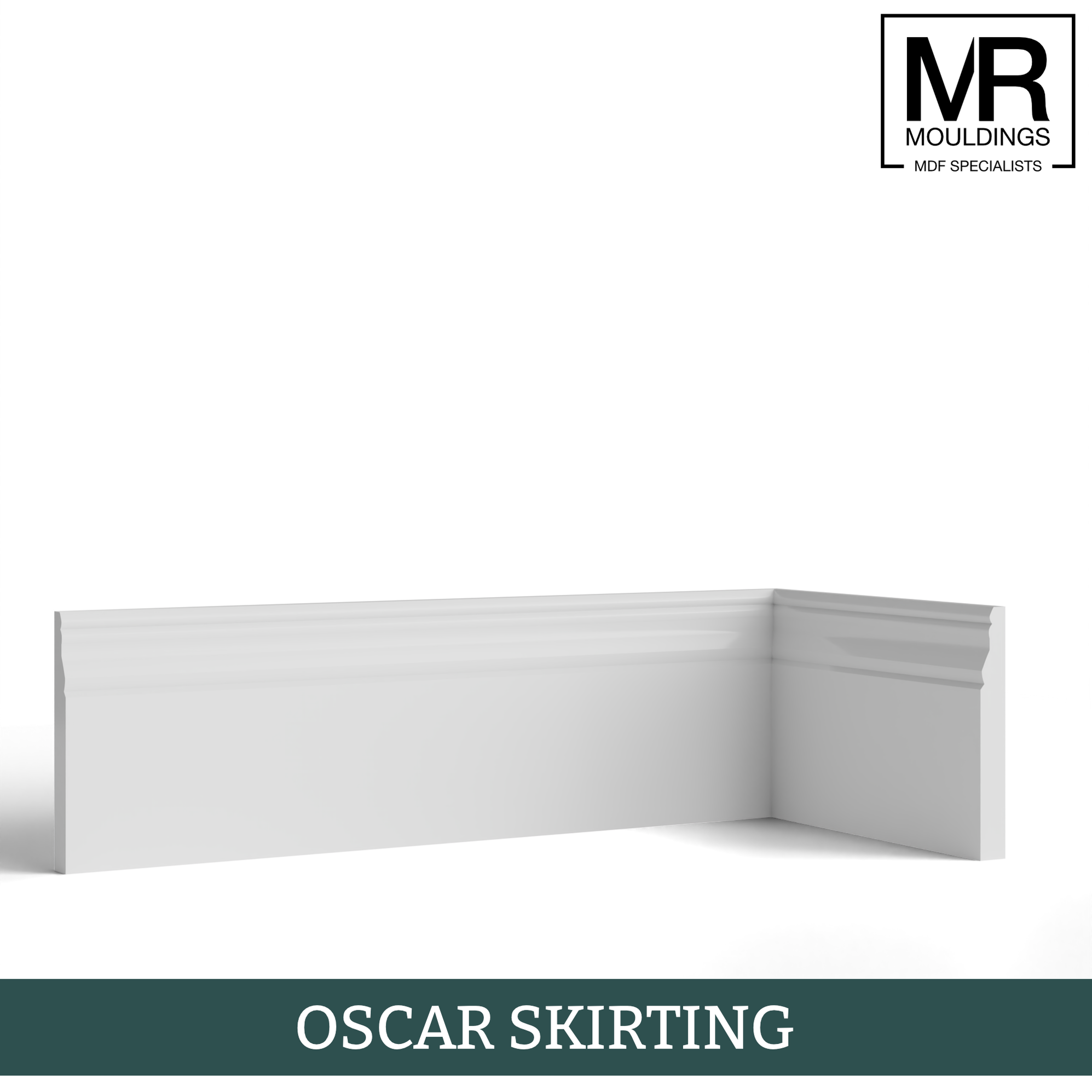 Mini Ogee Bead MDF Skirting Board | Compact, Traditional Finish