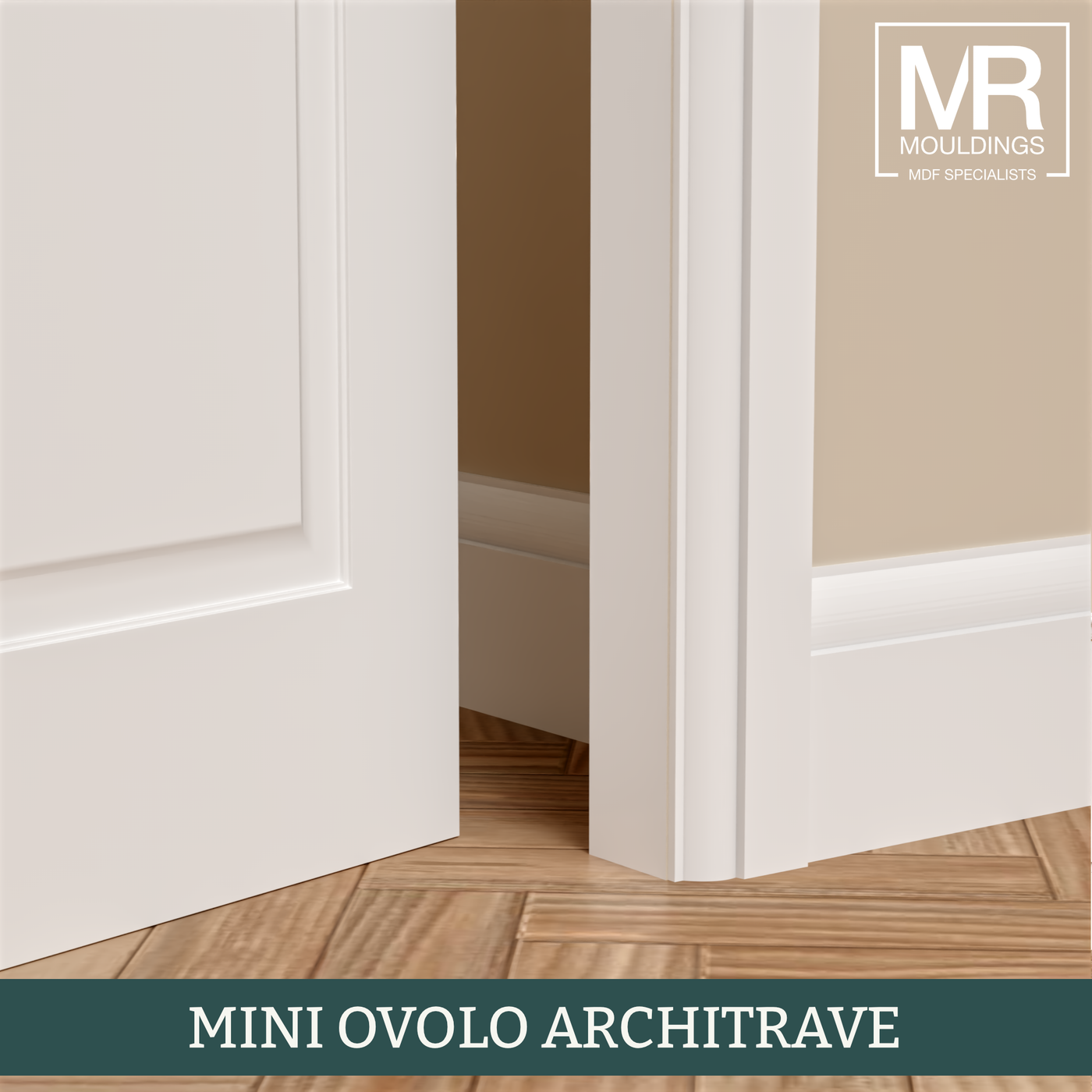 Mini Ovolo FR MDF Architrave | Euroclass B Fire Rated