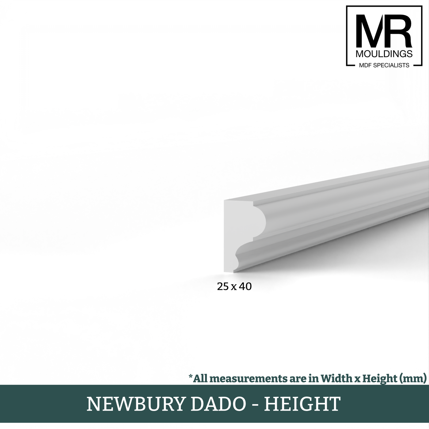 Newbury FR MDF Dado Rail | Euroclass B Fire Rated
