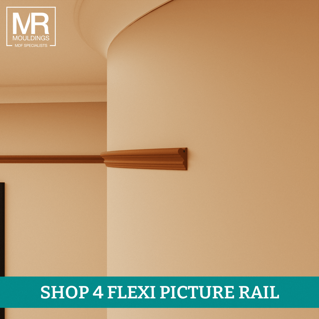MDF Picture Rails | Primed Decorative Wall Mouldings | MR Mouldings