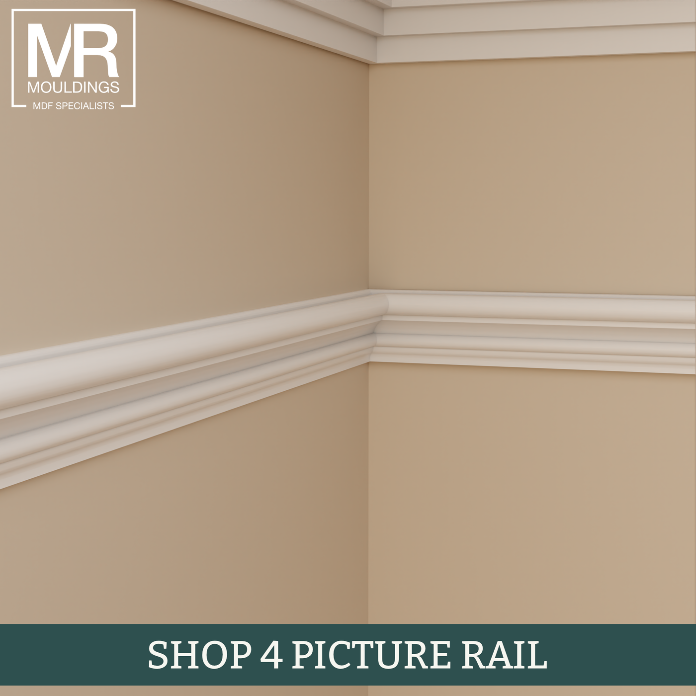 Bolection FR MDF Picture Rail | Euroclass B Fire Rated