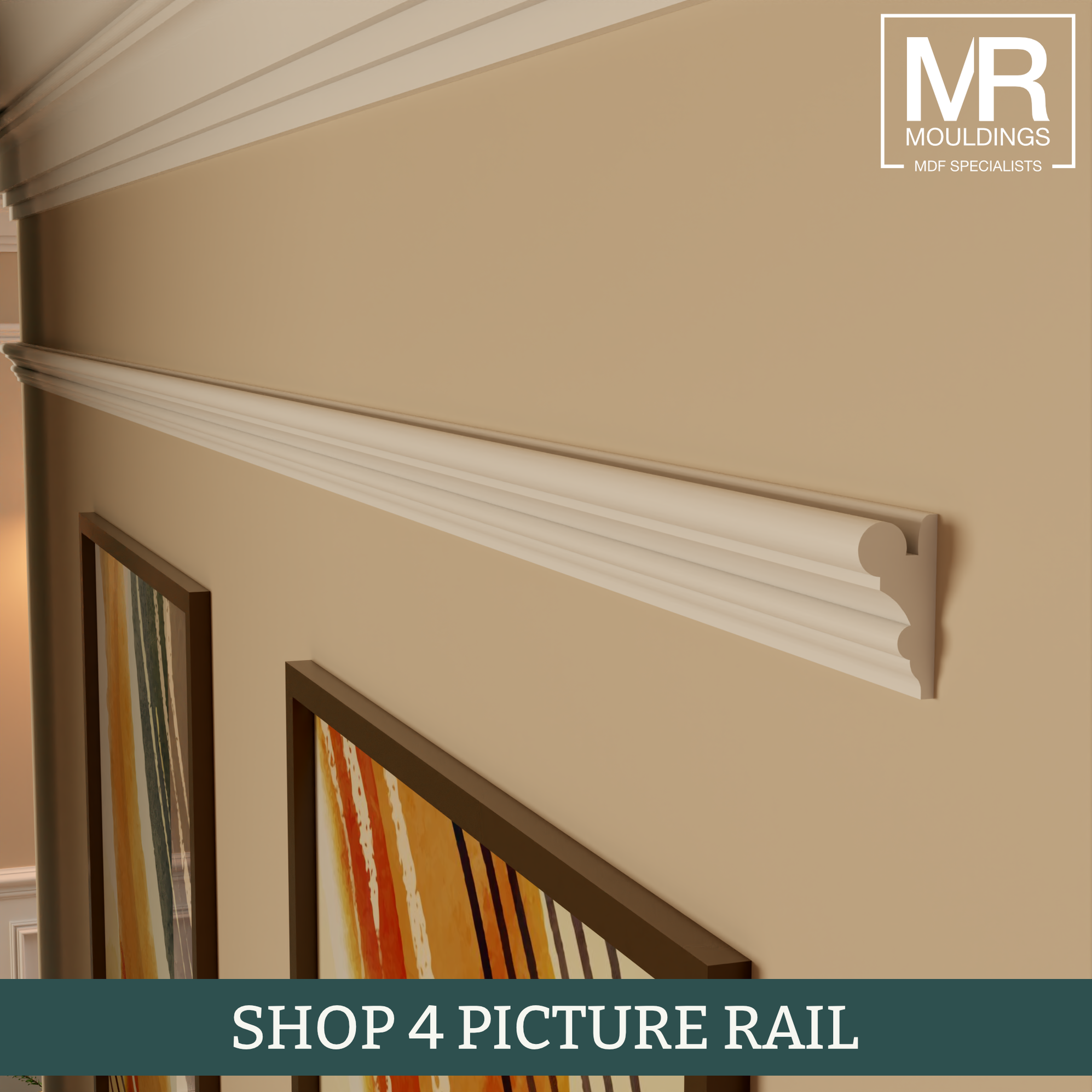 Bolection MDF Picture Rail