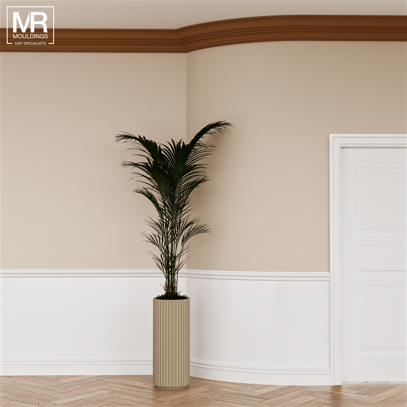 Large Georgian MDF Flexible Cornice Coving | Grand Classical Style