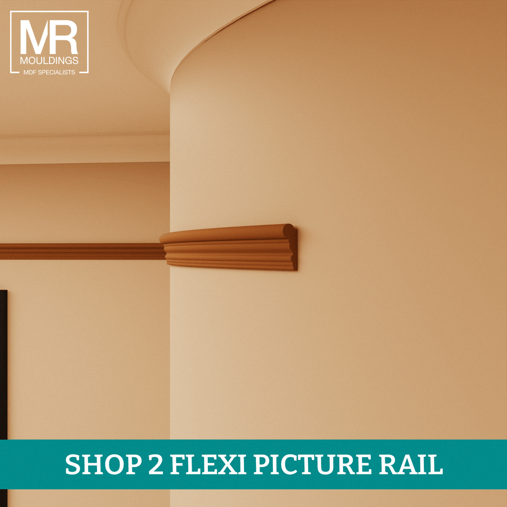 MDF Picture Rails | Primed Decorative Wall Mouldings | MR Mouldings