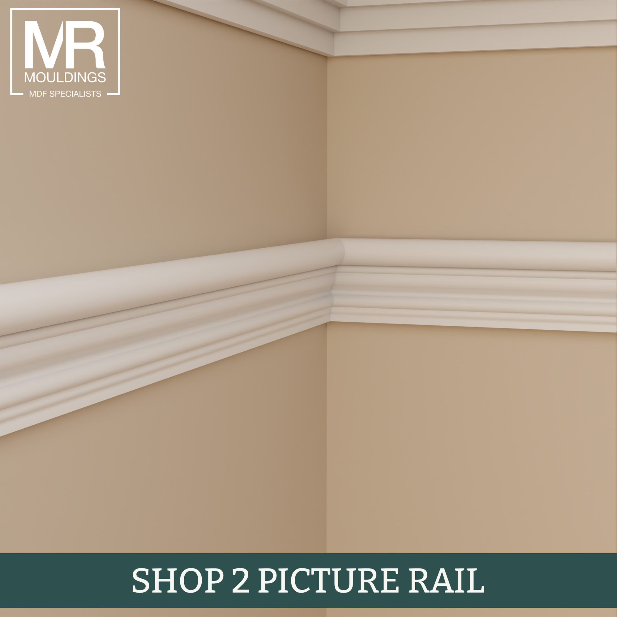 Torus FR MDF Picture Rail | Euroclass B Fire Rated