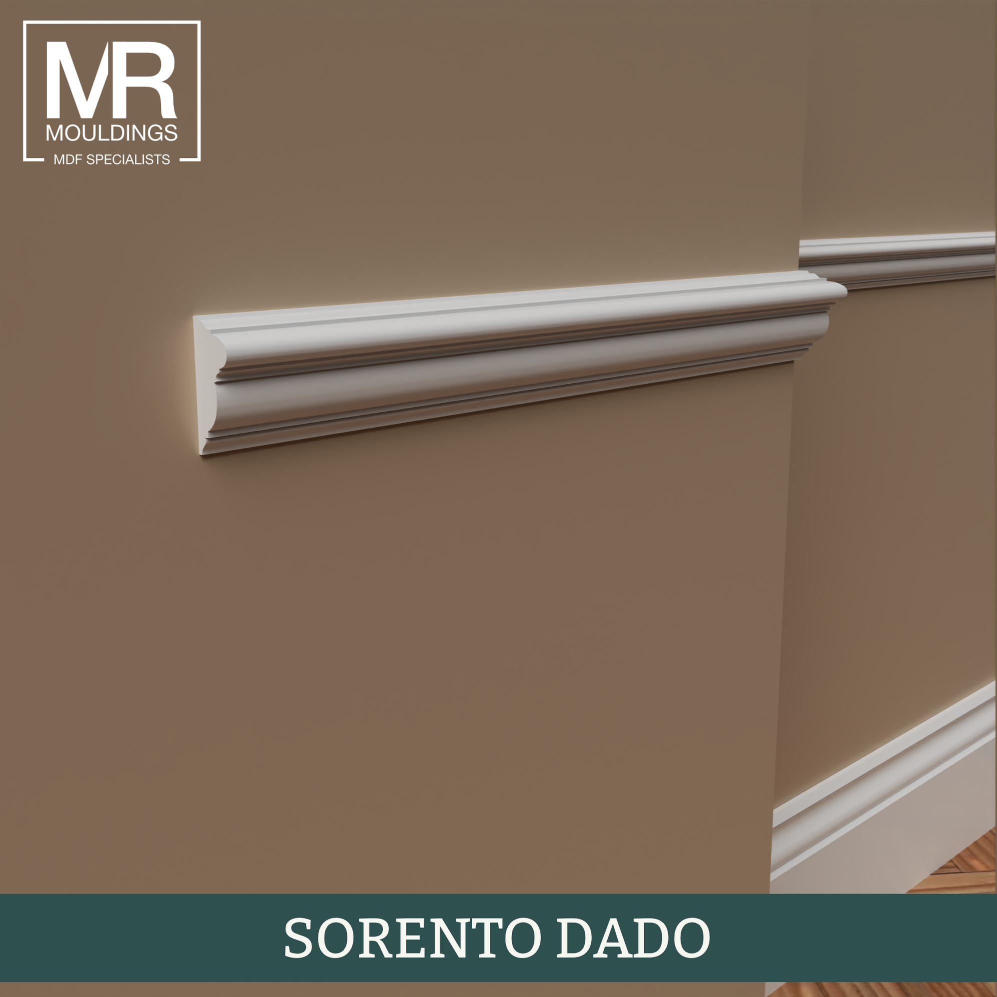 Sorento FR MDF Dado Rail | Euroclass B Fire Rated