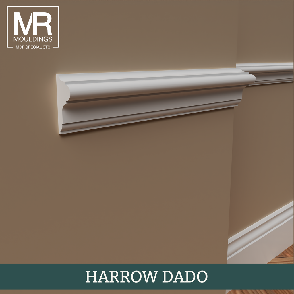 MDF Dado Rails | Primed Decorative Wall Rails | MR Mouldings